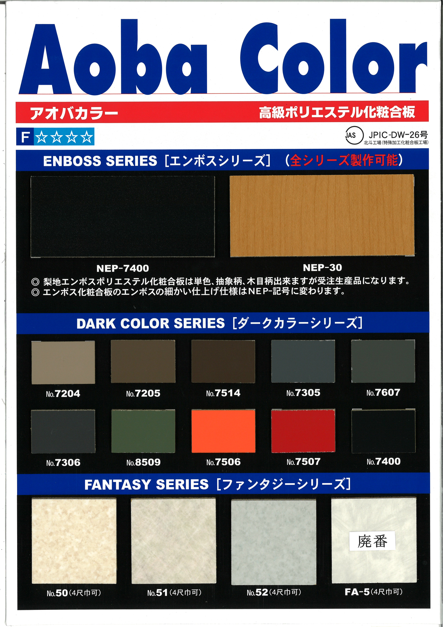 株式会社 アオバボード 製品紹介